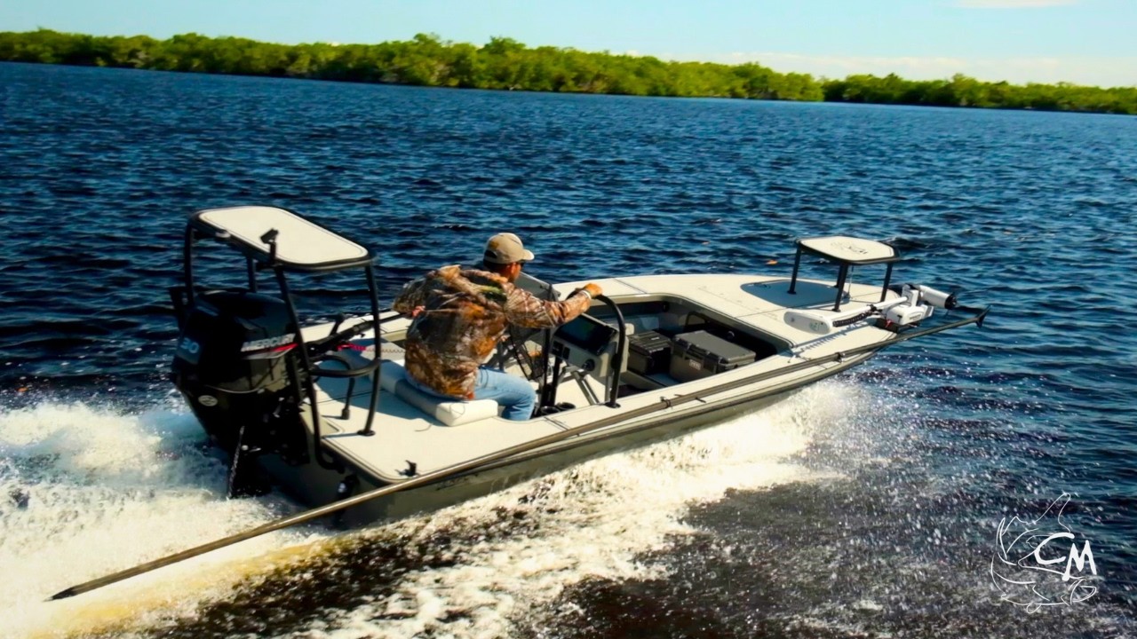 PUSHING THE LIMITS of my Skiff for EVERGLADES GIANTS - YouTube