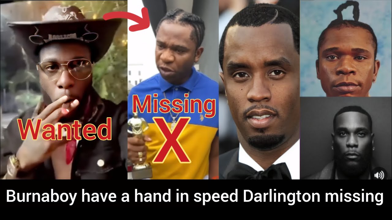 Speed Darlington declare missing after he mocked burnaboy - YouTube