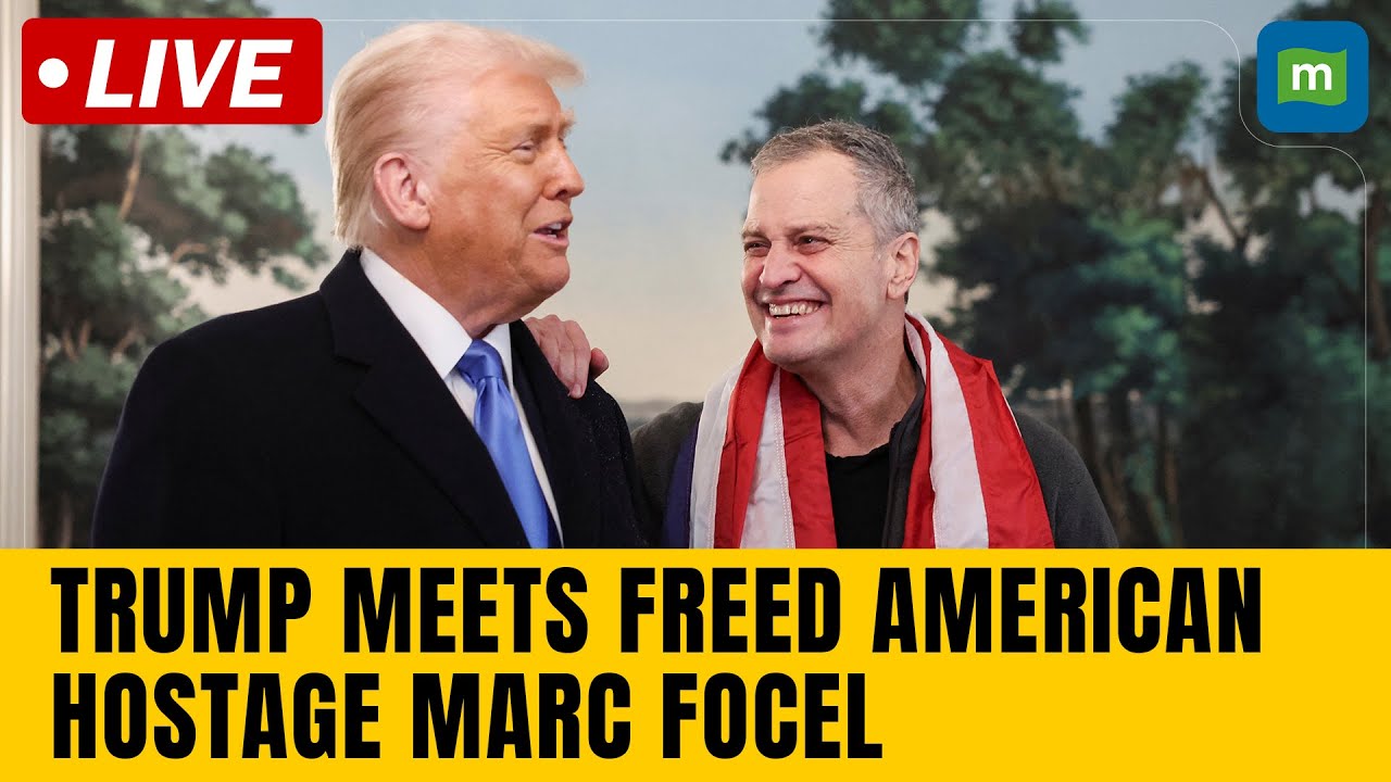 Live: US President Trump welcomes American schoolteacher Marc Fogel who ...