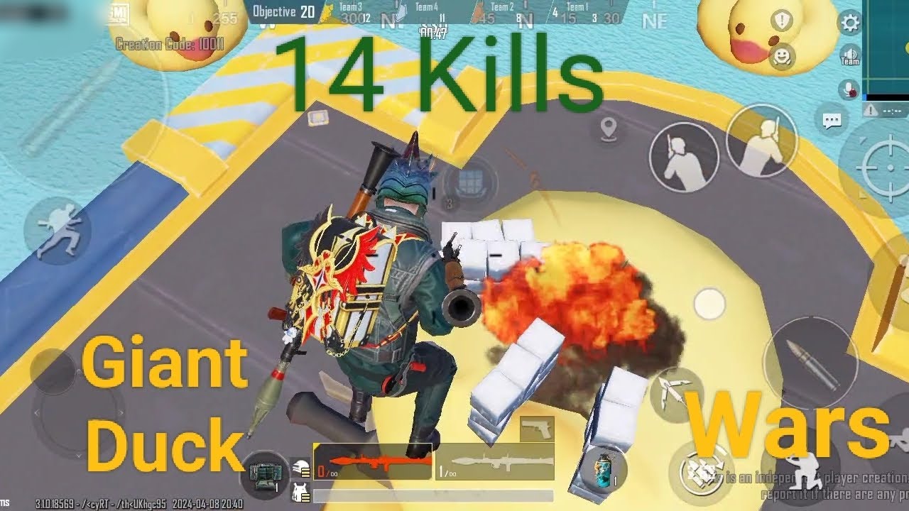 Giant Duck Wars with RPG & 14 Kills || Wow Mode || #bgmi #pubgmobile # ...
