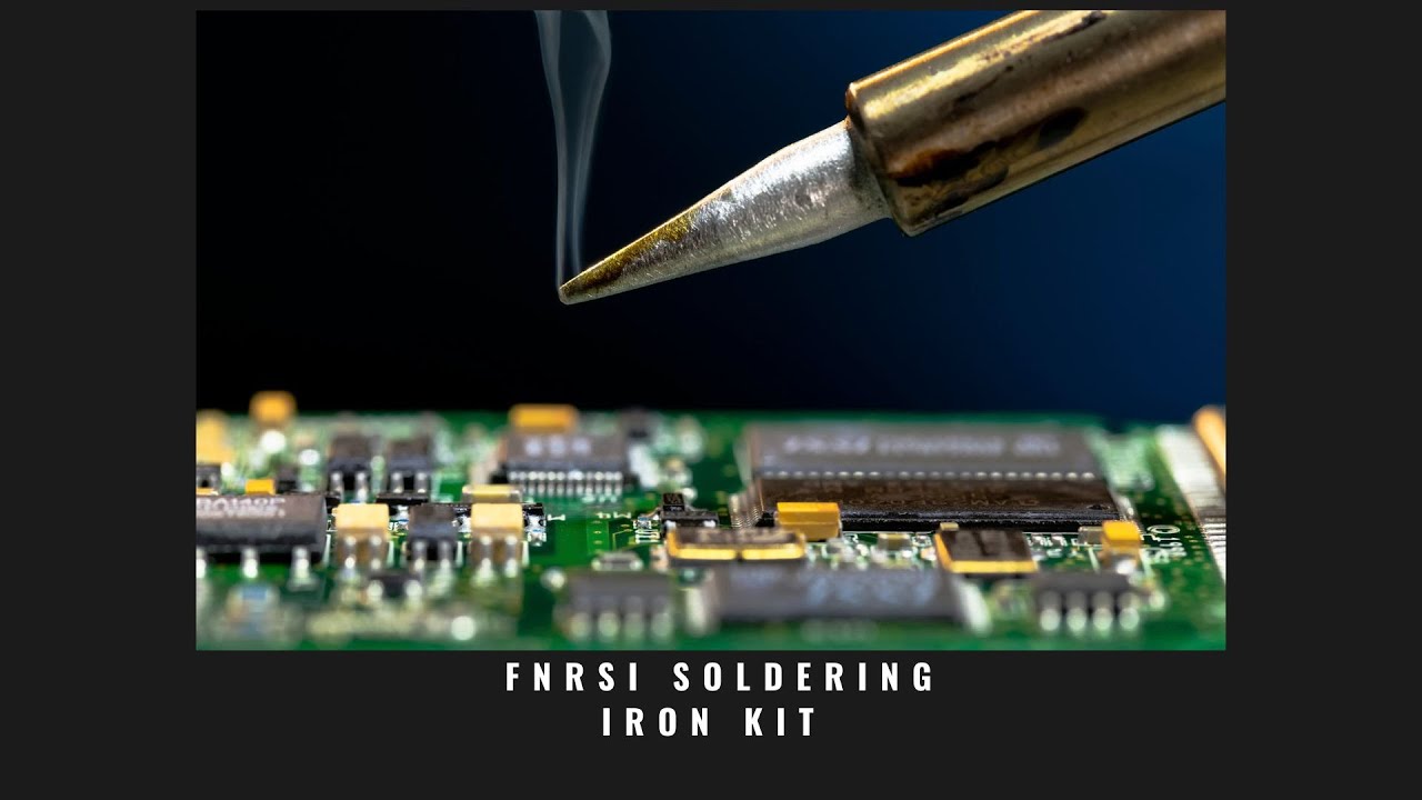 Solder Like a Pro Anywhere! 🔥 FNIRSI HS-01 Soldering Iron in Action ...