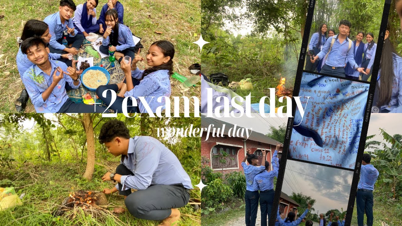 Mohanmaya college +2 exam last day|| sabai xutena vayo || #college # ...