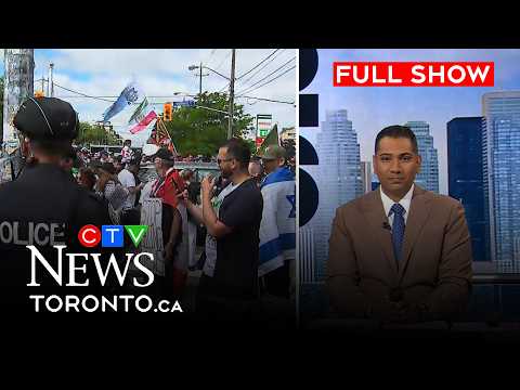Arrests and counter protests at Walk with Israel event | CTV News Toronto at Six for June 7, 2026
