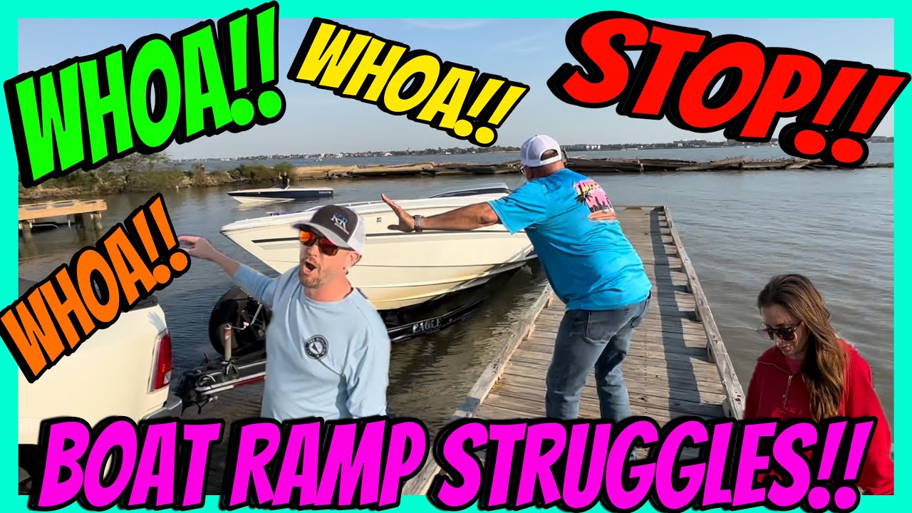 Boats Struggle At The Ramp! Clear Lake Sh!t Show Begins! Subscribers ...