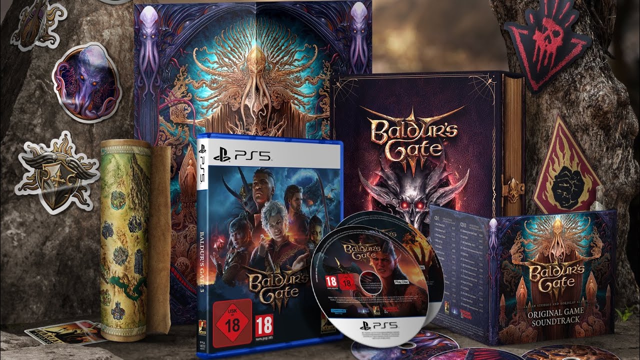 Baldurs Gate 3 Physical Deluxe Edition is €79.99 - YouTube