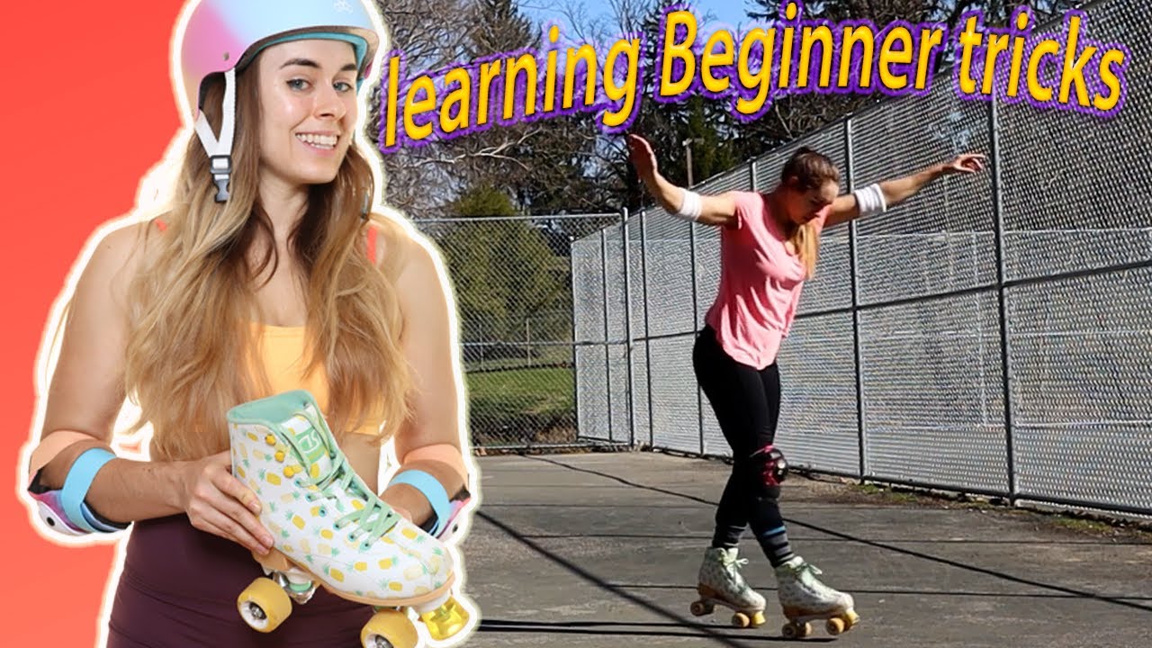 Learning Beginner Roller Skating Drills & Tricks + Progress | Roller ...