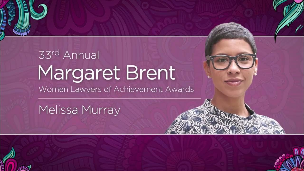 2023 Margaret Brent Award Honoree, Melissa Murray - YouTube