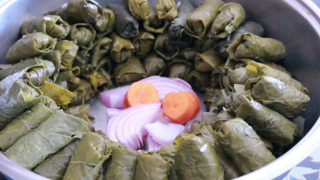 Si te gatuajme japrak me gjethe rrushi, receta e thjeshte / Kuzhina e ...