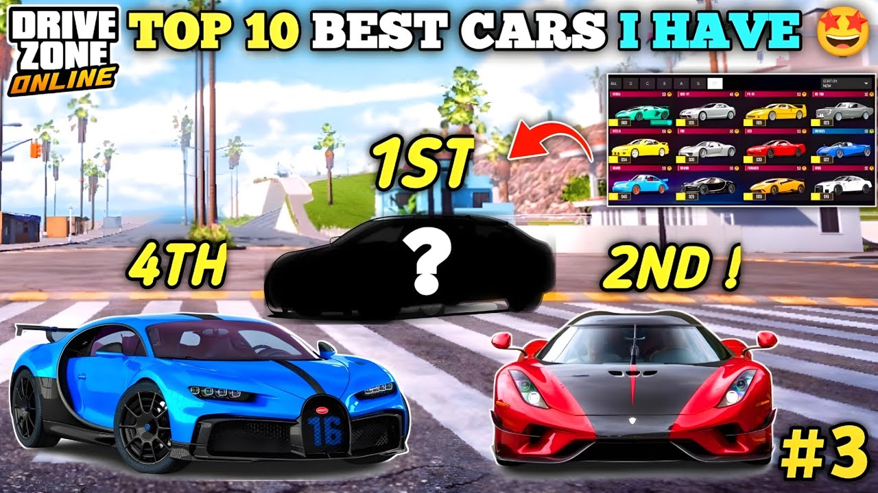 🤯 Top 10 Best Cars I Own in Drive Zone Online | Ultimate Collection! 🔥 ...
