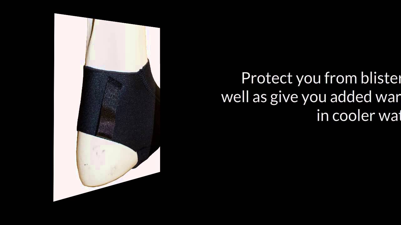 662 Fin Socks w/ Velcro Tethers - YouTube
