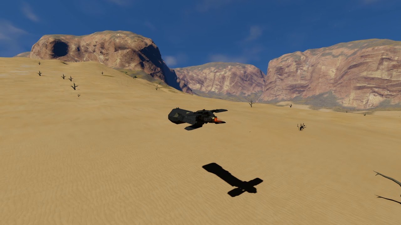 Space Engineers - ISDF Thunderbolt Scout (Battlezone 2) testing - YouTube