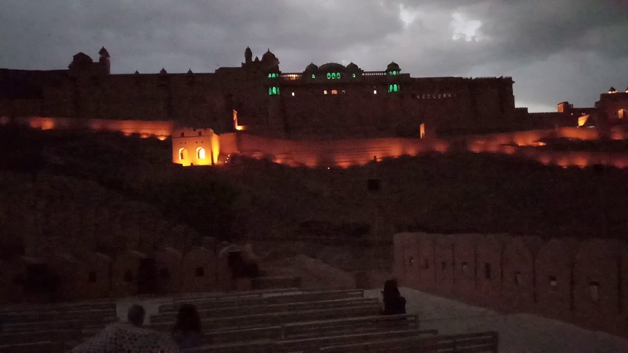 Live Light and Sound Show at Amer Fort - YouTube