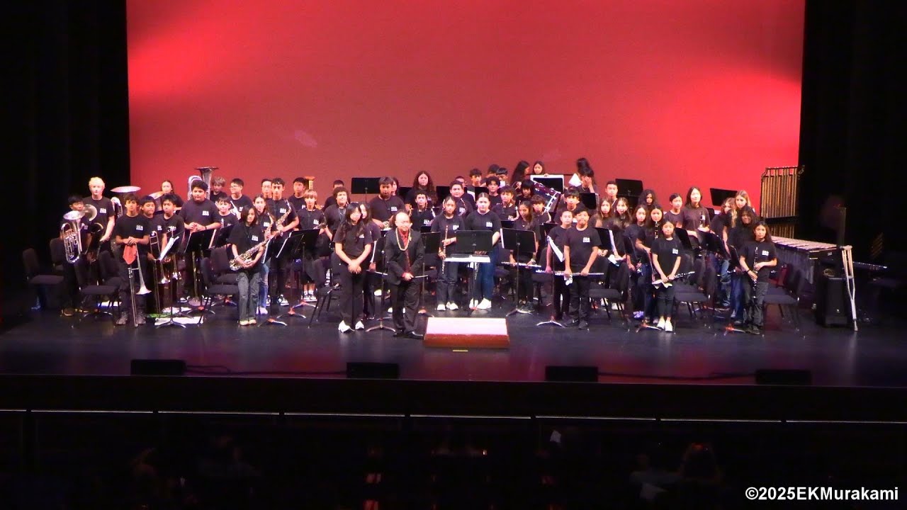 Asian Folk Rhapsody - Iao Intermediate School Band Aloha Concert 2025 ...