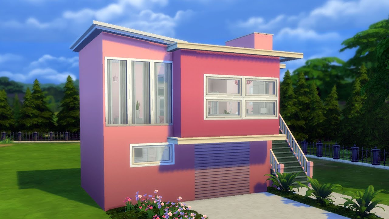 The Sims 4 - Which Color Looks Better SERIES | Pink | House Building ...