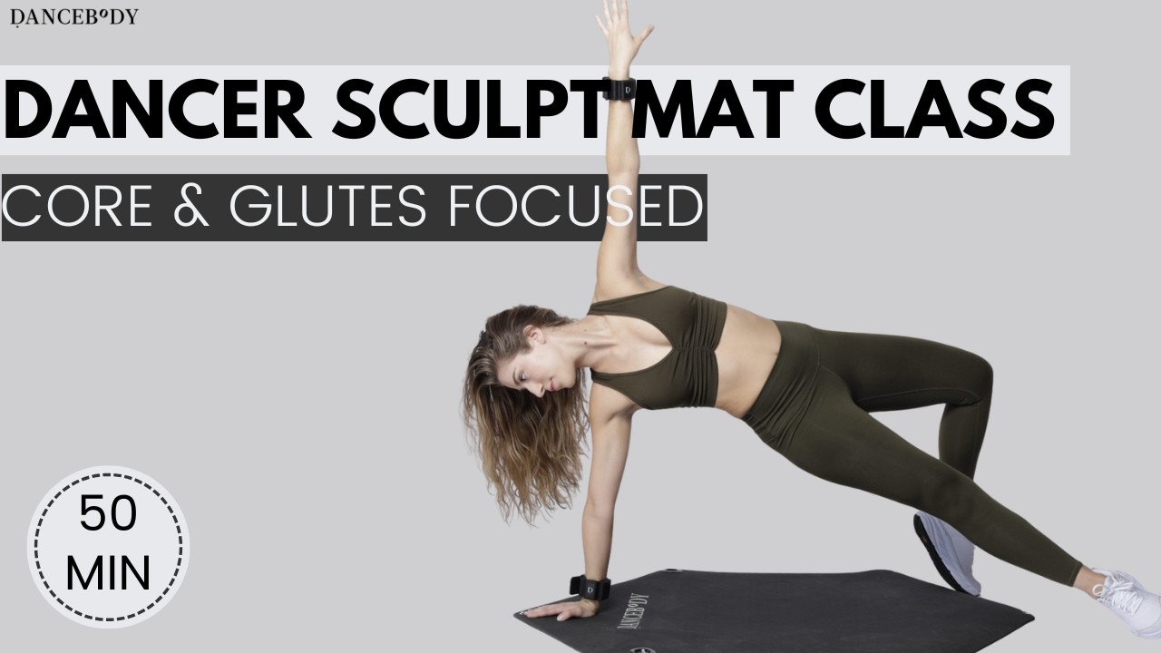 50-Minute Dance Sculpt Workout | Full Body Mat Class for Core & Glutes ...