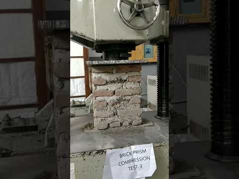 Compression Test of Brick Prism #ASTM C1314-12 #Compression Test #Civil ...
