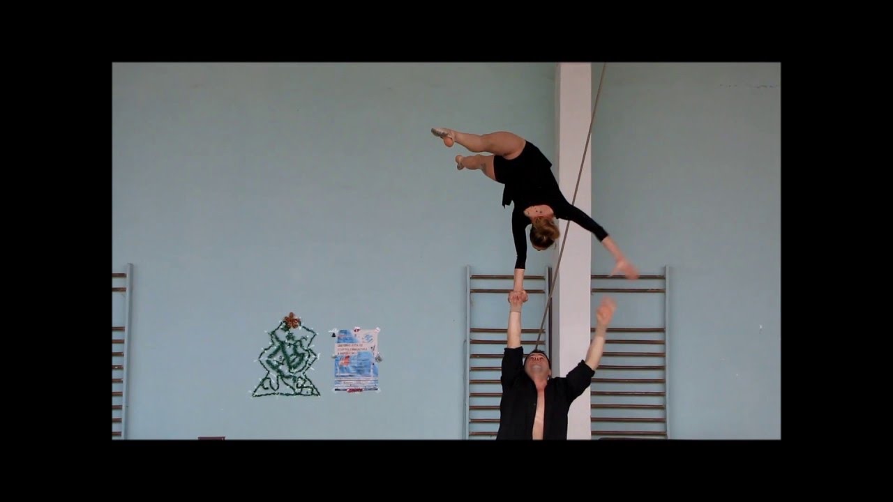 Duo M&M - Acrobatic hand to hand balance act - Adagio - YouTube