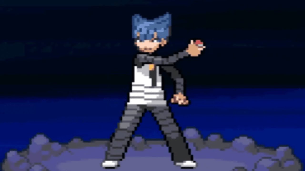 Pokemon Platinum Redux - vs Team Galactic Commander Saturn (1st Battle ...