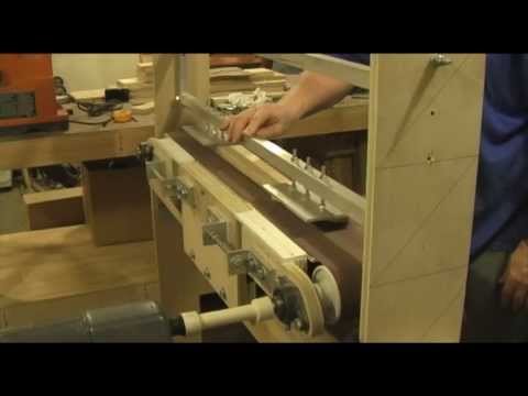 Shop Built Sander - First Fretboard Radius - YouTube