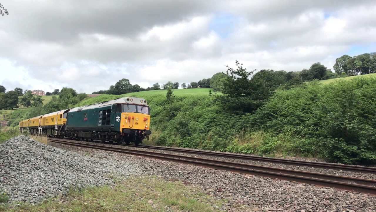 (HD) Class 50008 Network Rails Rail Grinder Okehampton To Chaddesden At ...