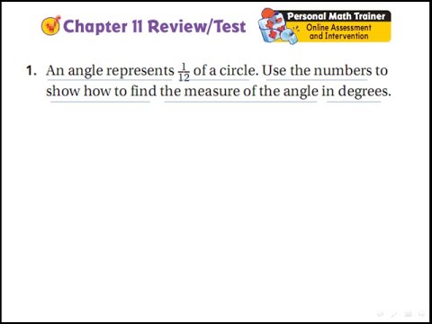 chapter 11 review test 4th grades , go math - YouTube