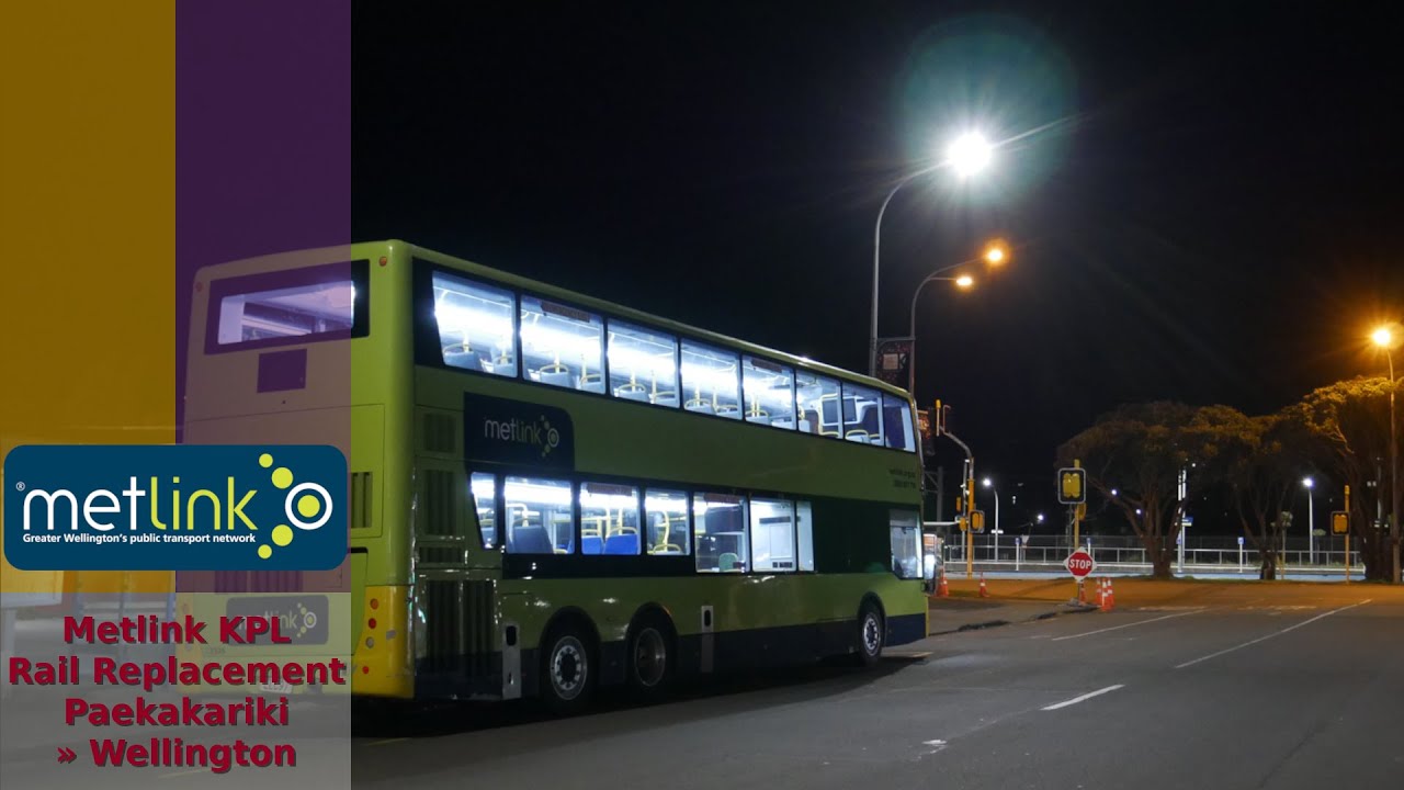 Metlink KPL Rail Replacement Timelapse | Paekakariki » Wellington - YouTube