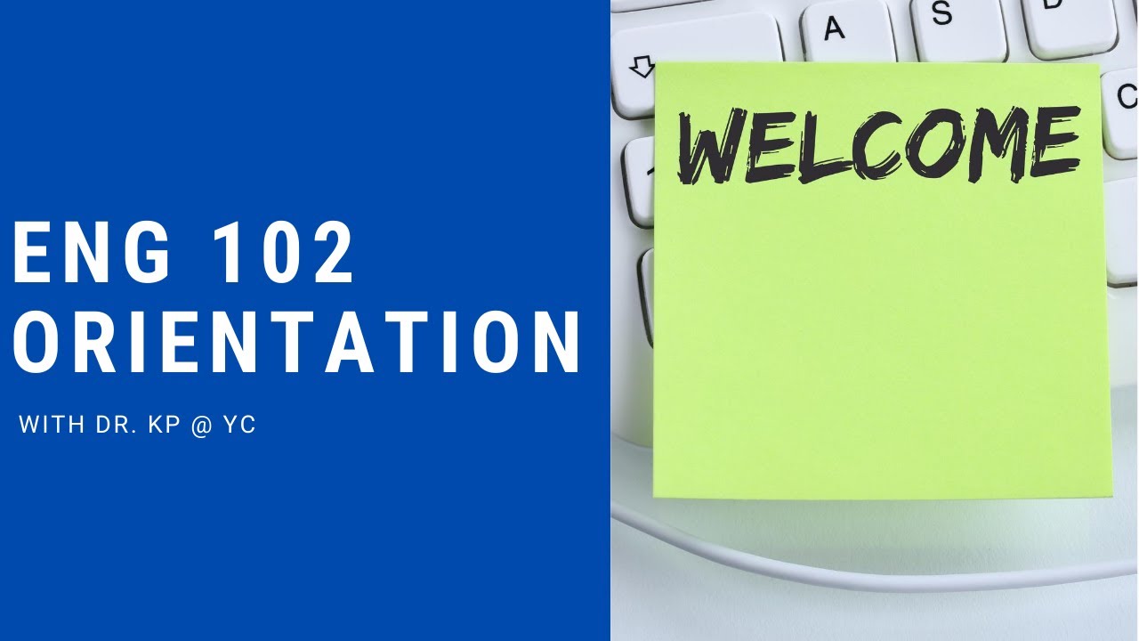 Welcome to ENG 102! - YouTube