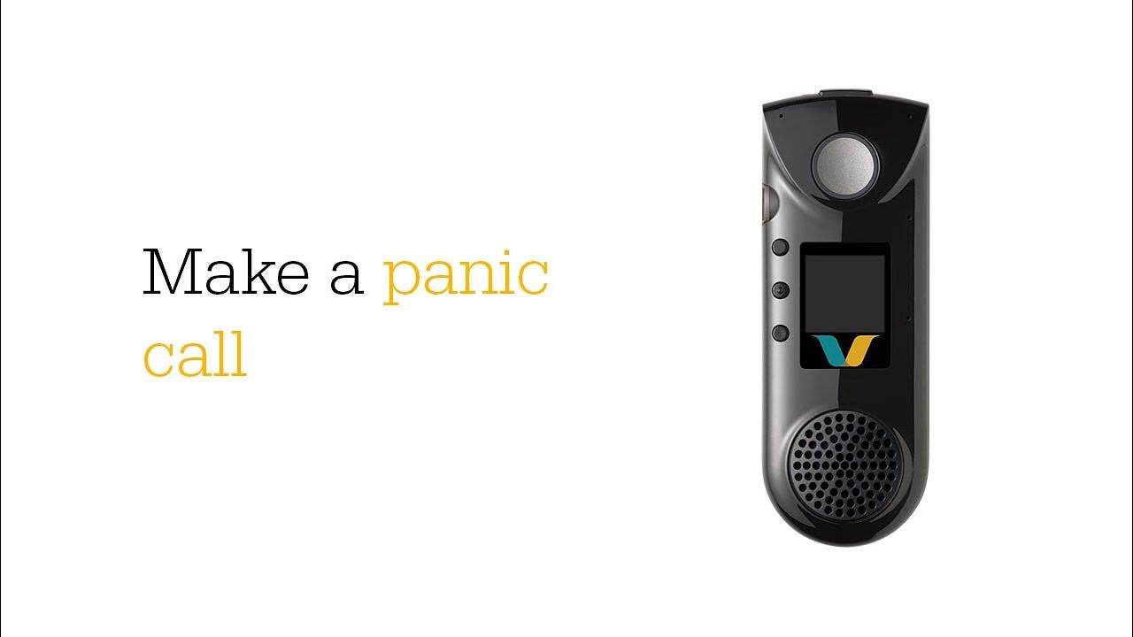 Make a panic call with your Vocera Badge - YouTube