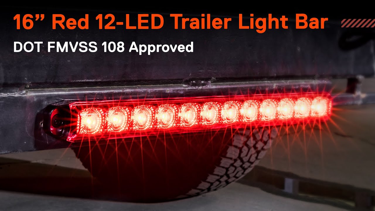 TRUE MODS LED Trailer Identification Light Bar with Sequential Turn Signals - YouTube