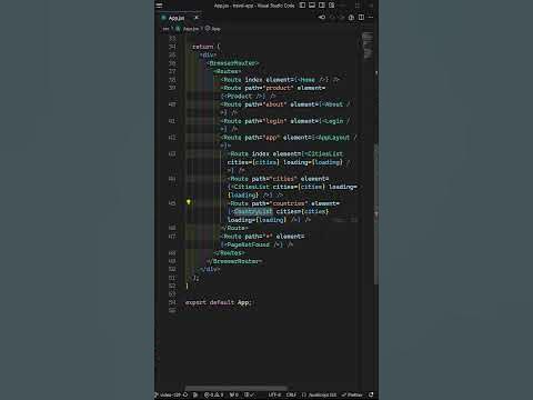 Showing Country List data in CountryList Component in React App - react18 #react - YouTube