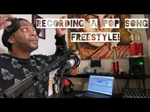 Recording a POP Song FREESTYLE! (Making it up as I go) #music # ...