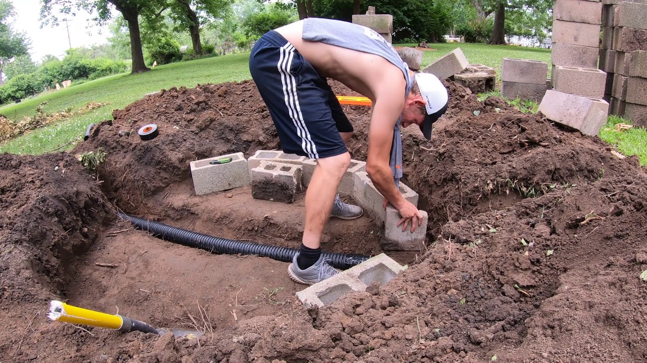 From Trash Pit to Fire Pit Timelapse - YouTube