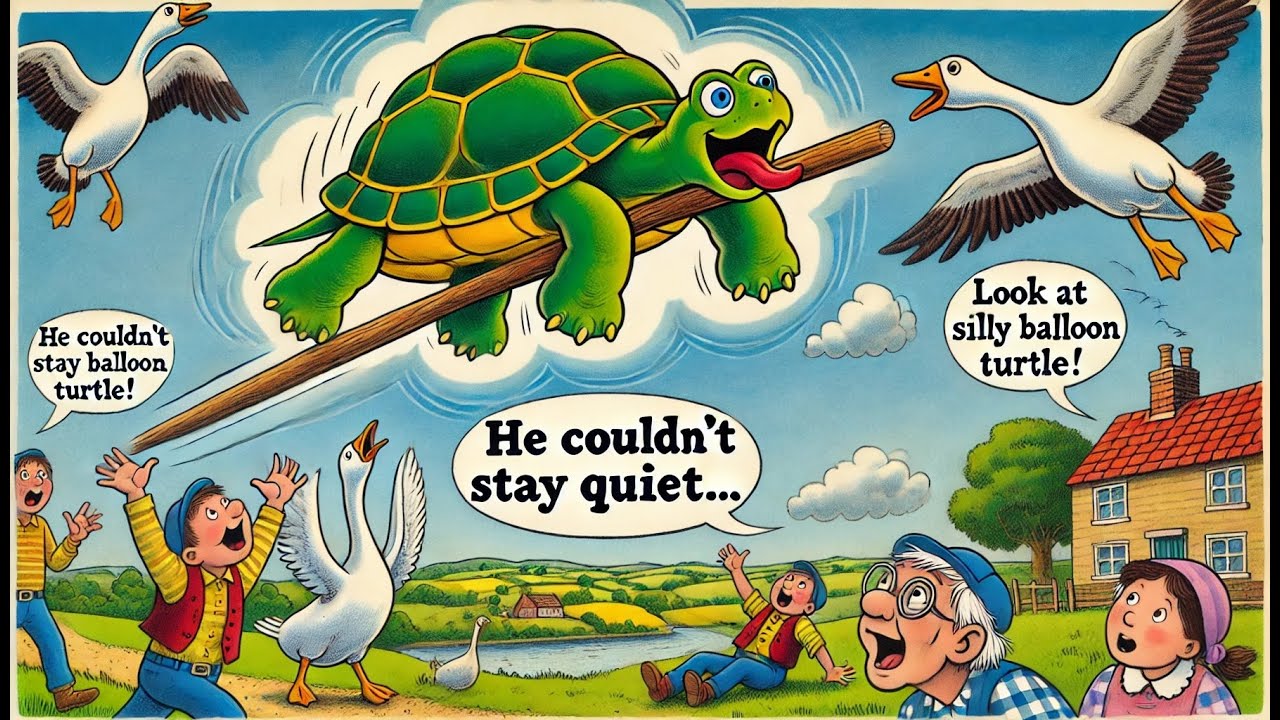 He Opened His Mouth… And Fell! The Turtle Who Couldn't Stop Talking ...