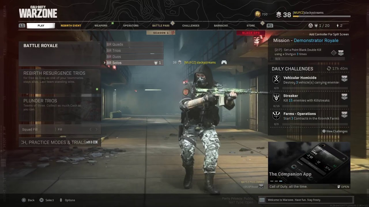 SEASON 1 MW WZ LIVE - YouTube