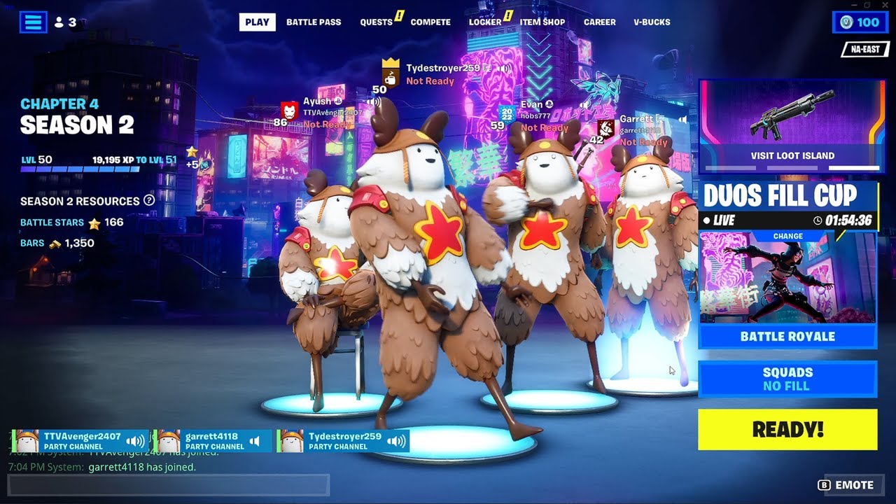 Fortnite be crazy with da bois - YouTube