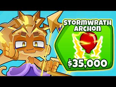 The Stormwrath Archon Is BROKEN... (5th Tier Skywarden In Bloons TD 6)