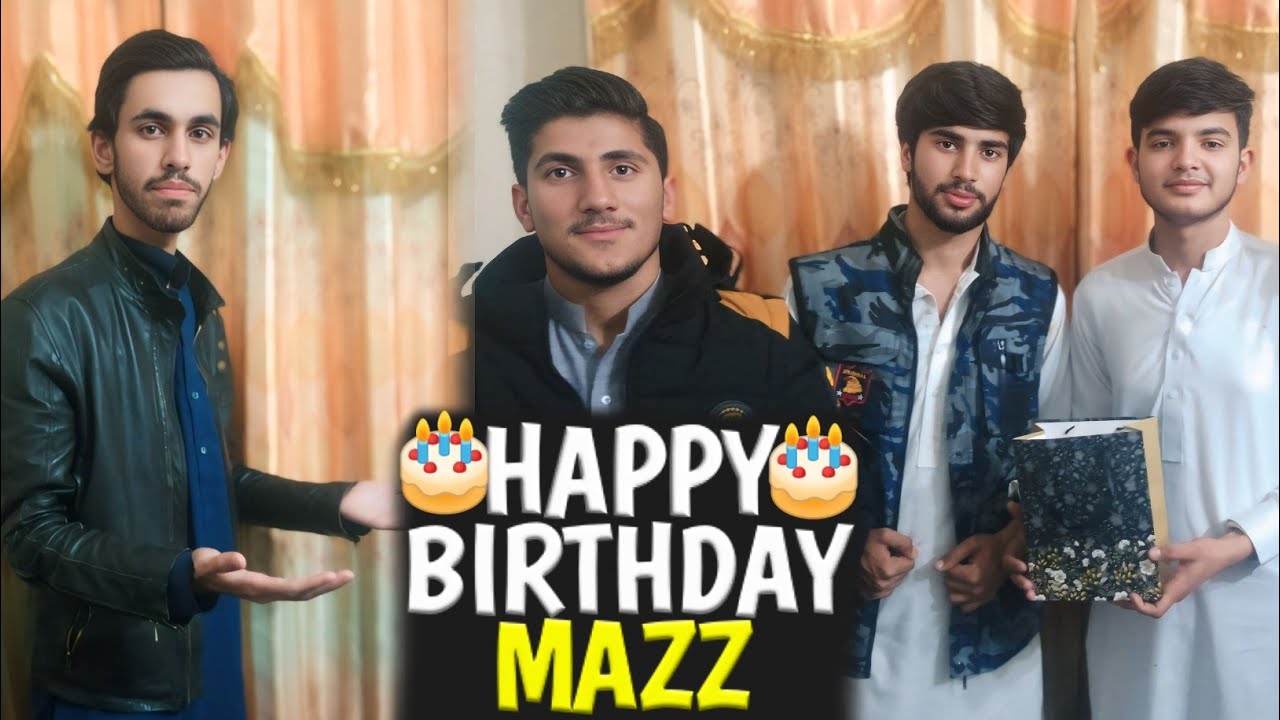 HAPPY BIRTHDAY MAZZ 🎉BIRTHDAY PARTY FOR MAZZ - YouTube
