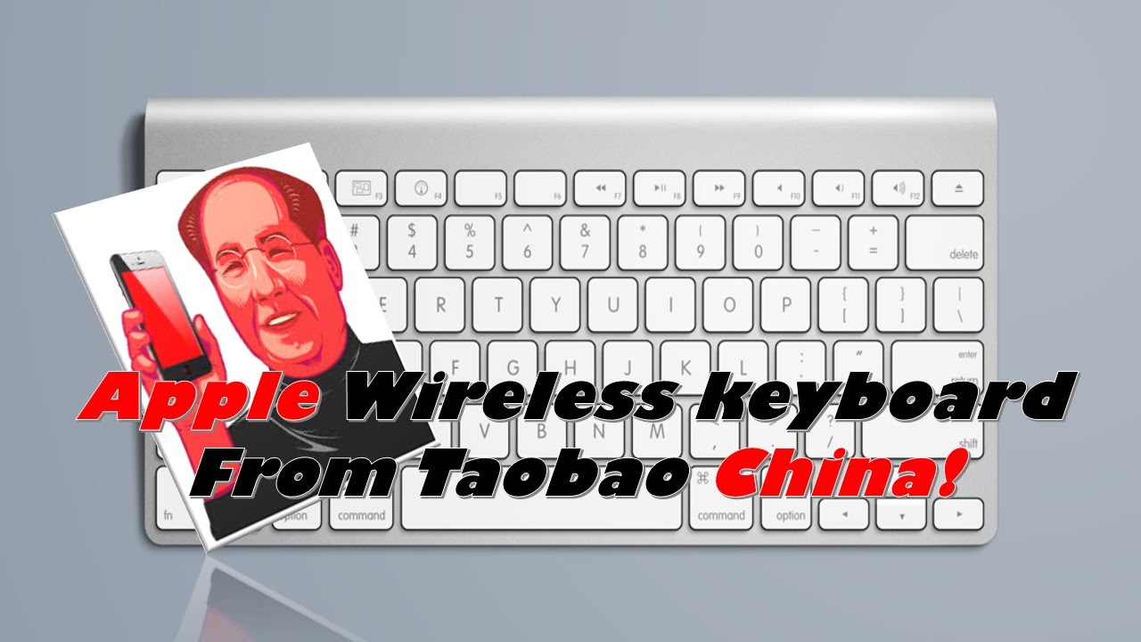 Apple keyboard China!! - YouTube