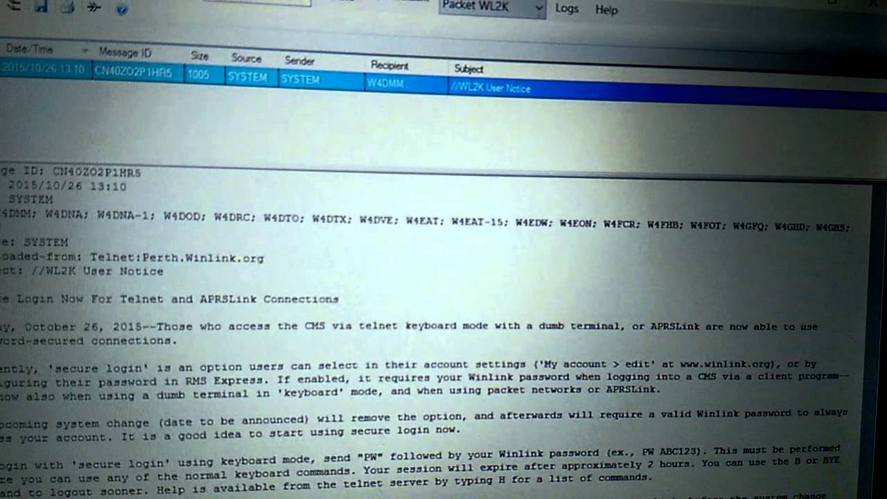 RMS Express and Winlink - YouTube