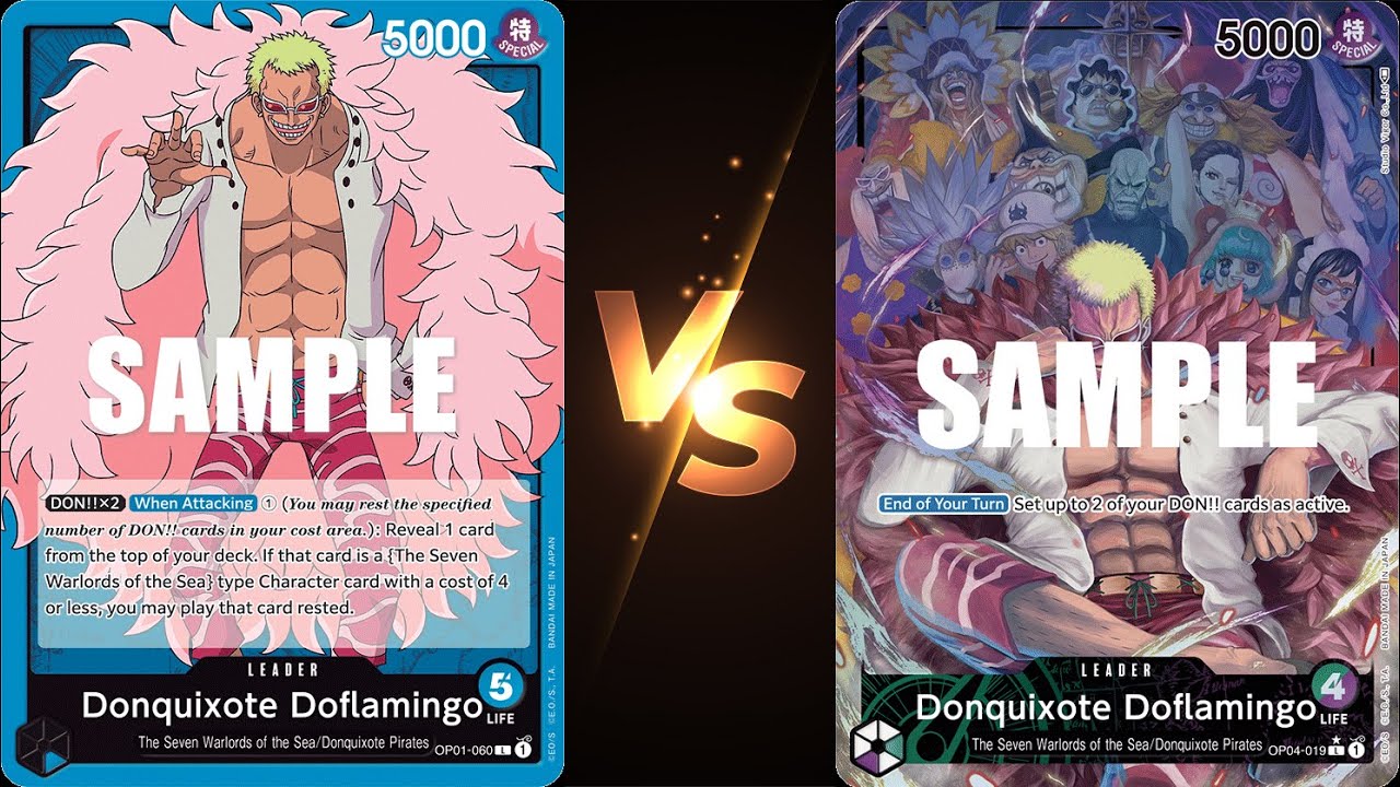 OPCG | OP07 | Blue Doflamingo vs GP Doflamingo - YouTube