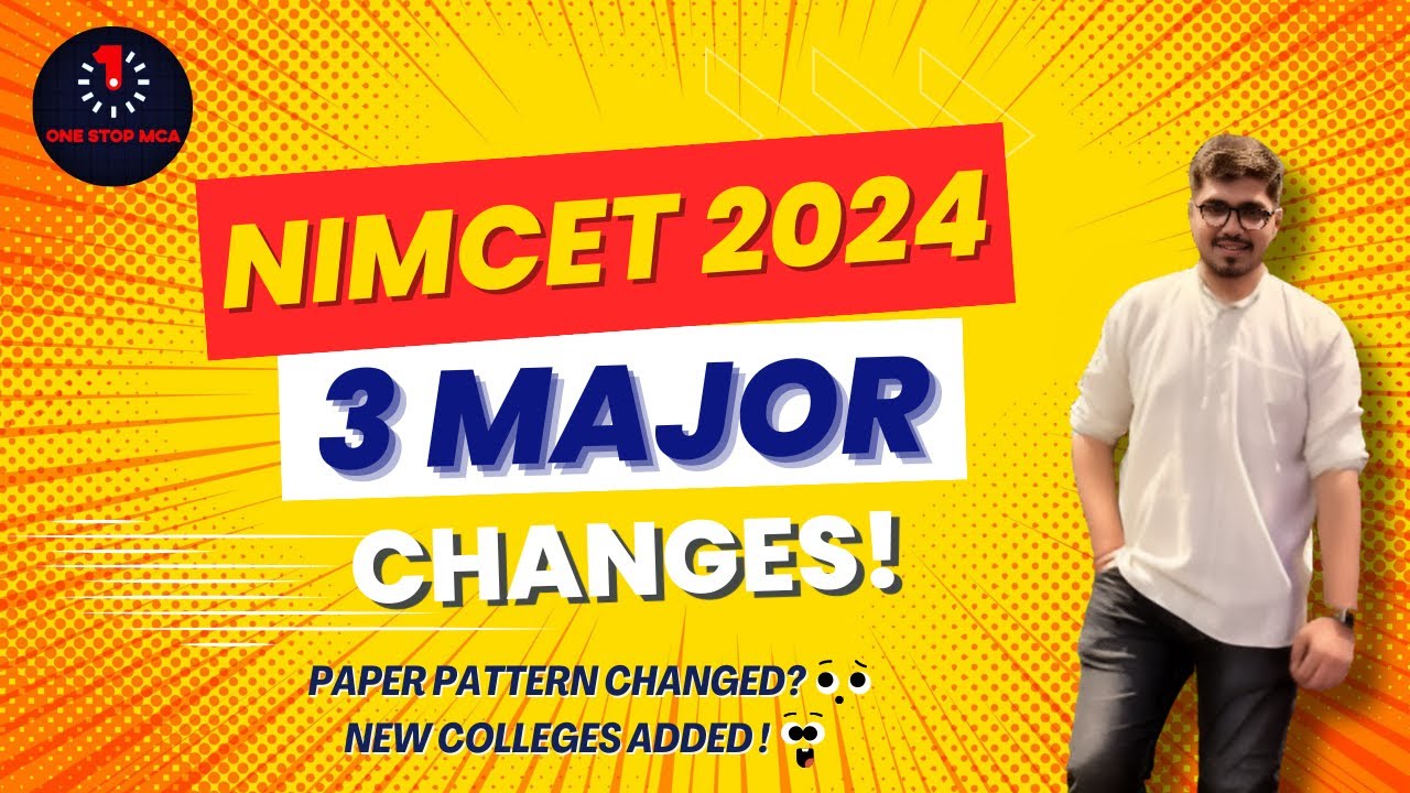 NIMCET 2024 3 Major Changes | 220 New Seats 🤩| Exam Pattern Changed😵‍💫 ...