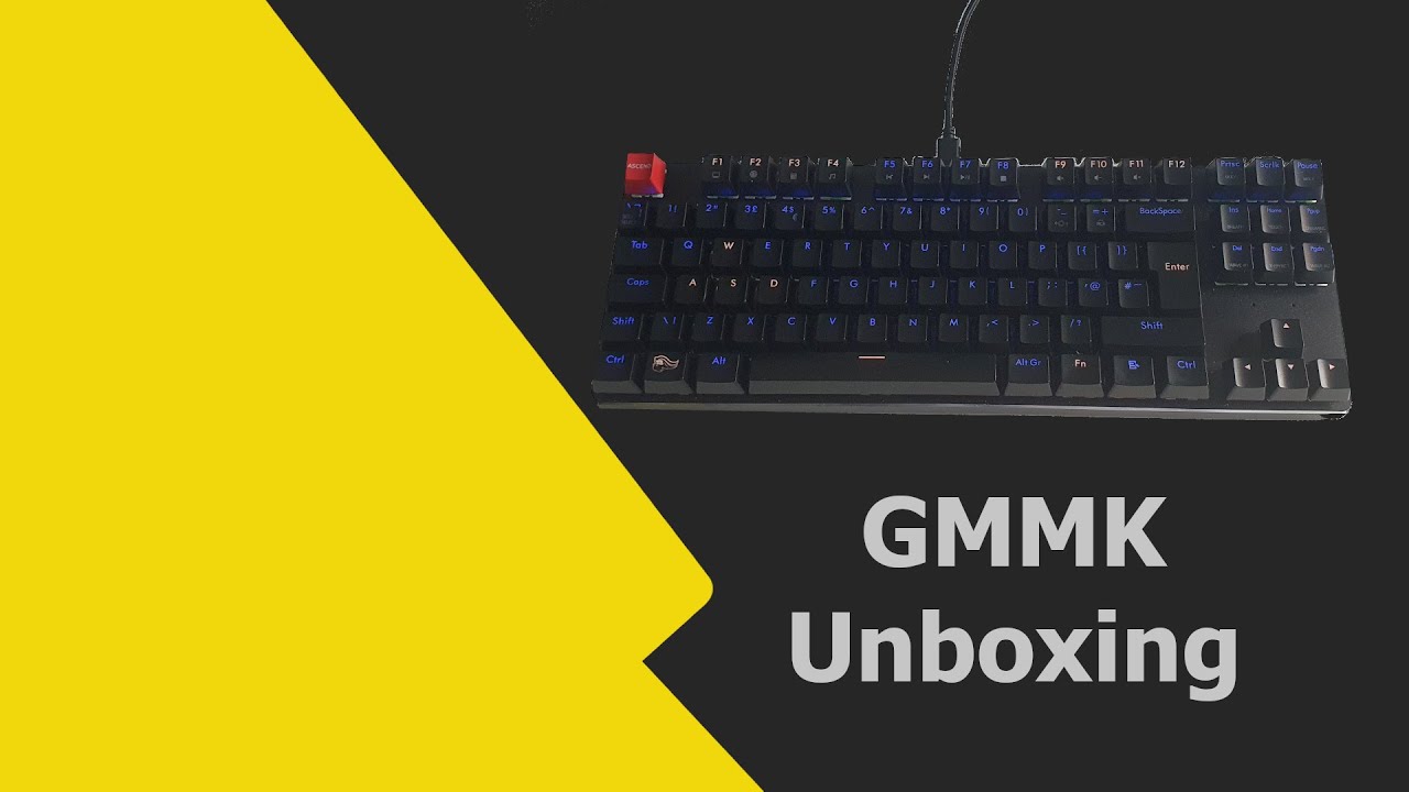 GMMK Unboxing // My First Video! - YouTube