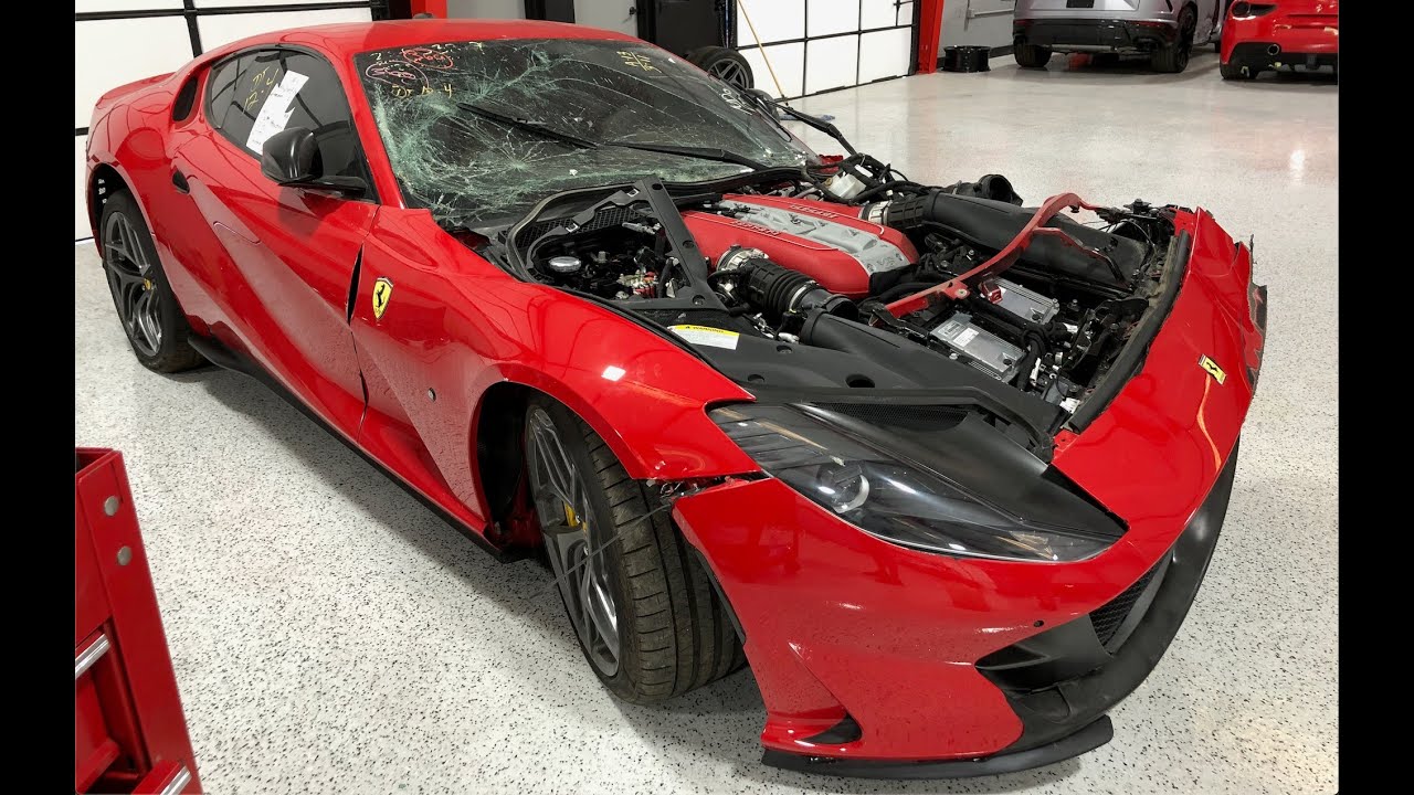 Ferrari 812 Superfast Crazy Damage!! Non Repairable??? [Part 1] (VIDEO ...