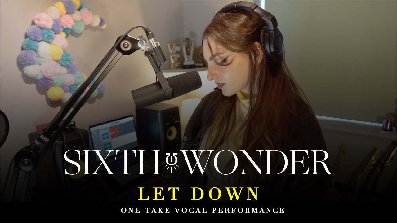 Sixth Wonder | Let Down | Rebekah Kirk one take live performance - YouTube