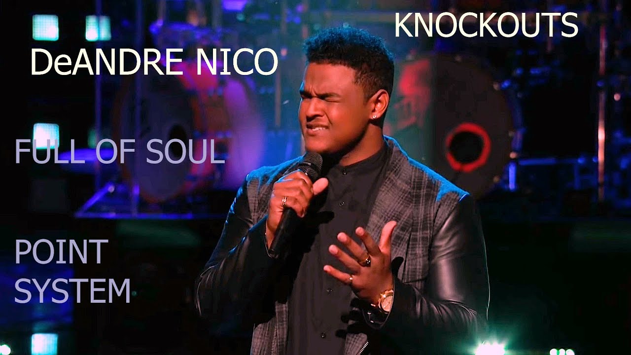 Deandre Nico gets soulful The voice 2018 Knockouts | AFTW KING Reaction ...