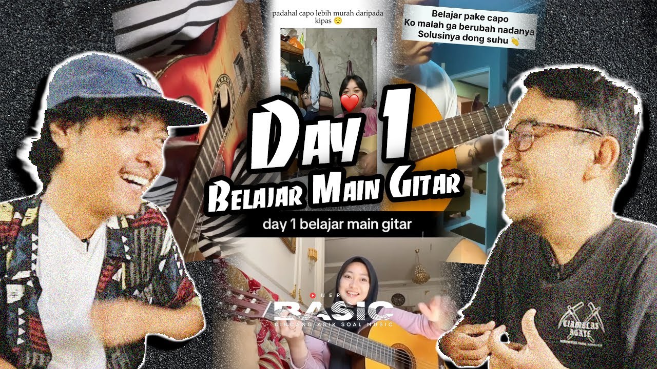 DAY 1 BELAJAR MAIN GITAR #basicner11 - YouTube