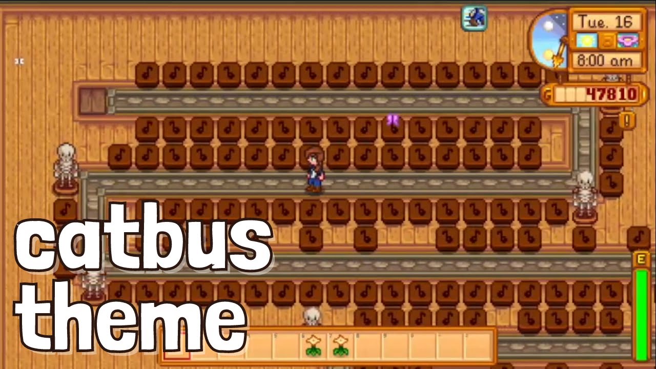 Stardew Valley | Catbus Theme on Flute Blocks - YouTube