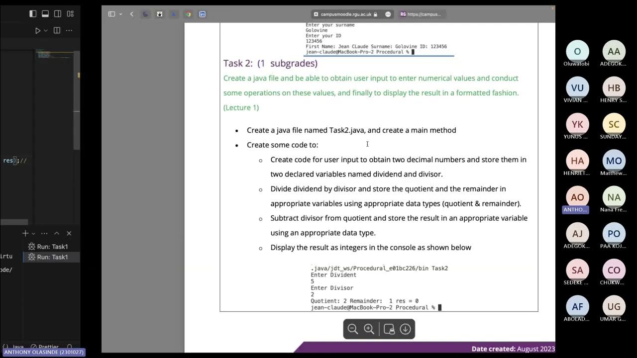 Java Tutorial Procedural - YouTube