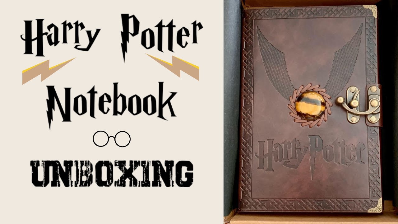 Harry Potter Snitch Notebook - Unboxing - YouTube