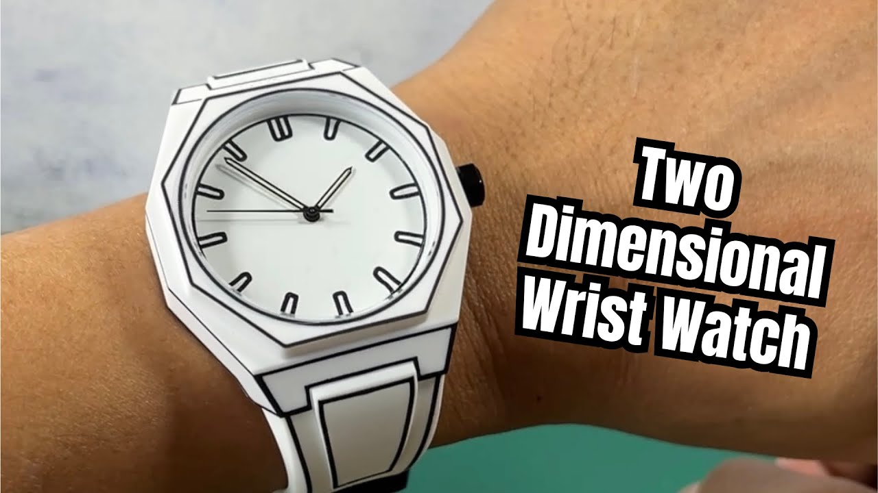 Unique Affordable 2D Wrist Watch #watch #watches - YouTube
